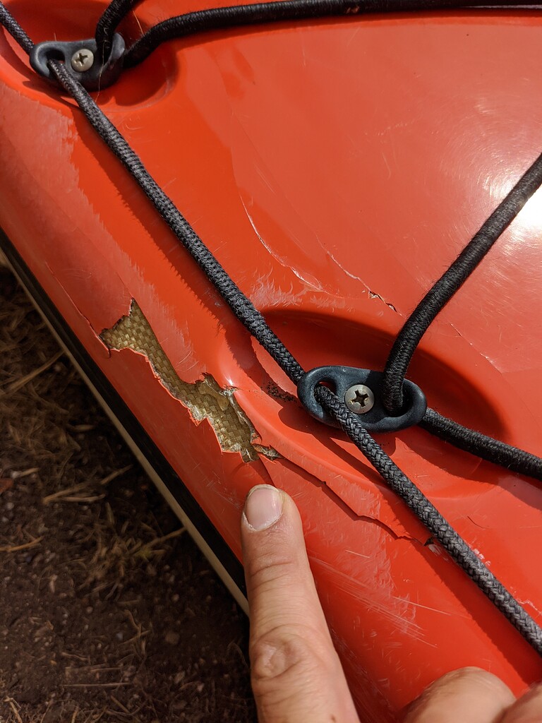 Looking for advice on kevlar/fiberglass repair - Advice - Paddling.com
