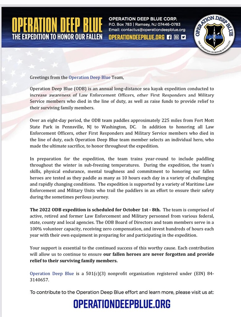 Operation Deep Blue 2022 - Going Paddling - Paddling.com