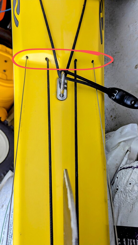 Keeping water out of rudder cable exits on a Necky kayak - Advice ...