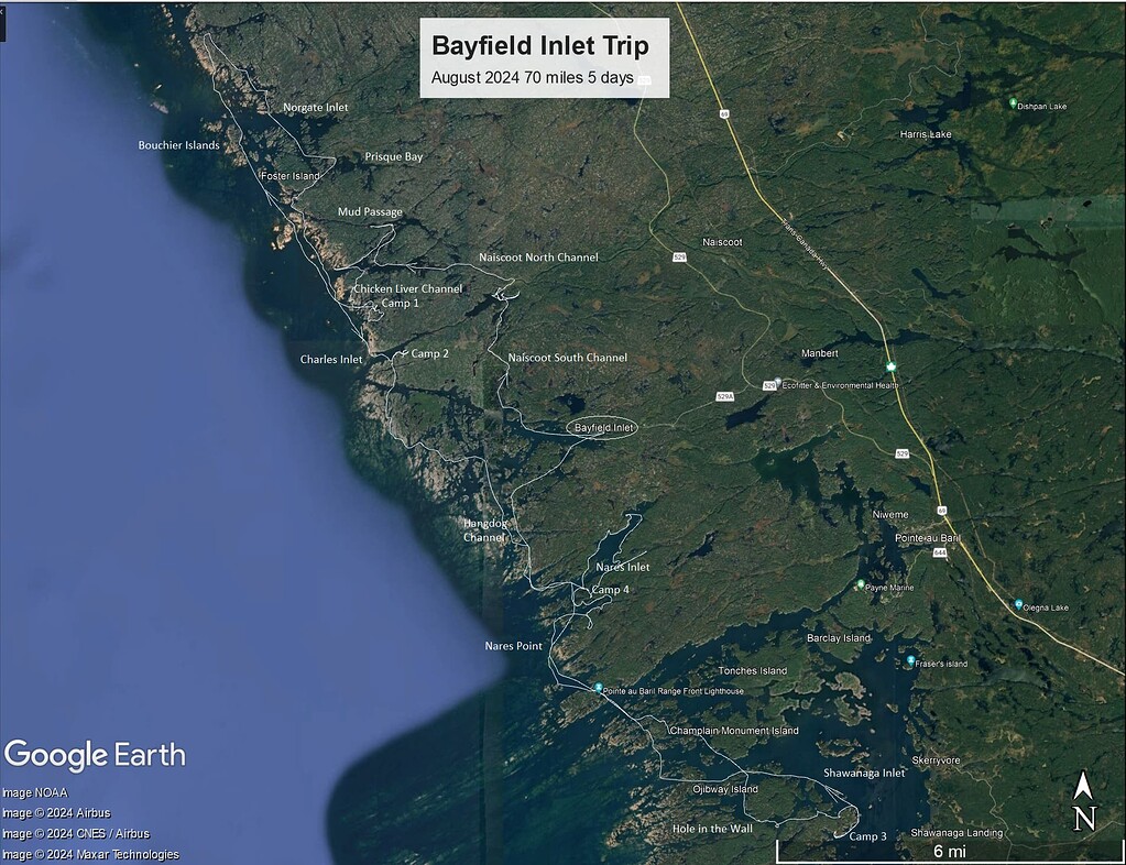 Trip report: Lake Huron's Georgian Bay from Bayfield Inlet - Wilderness ...