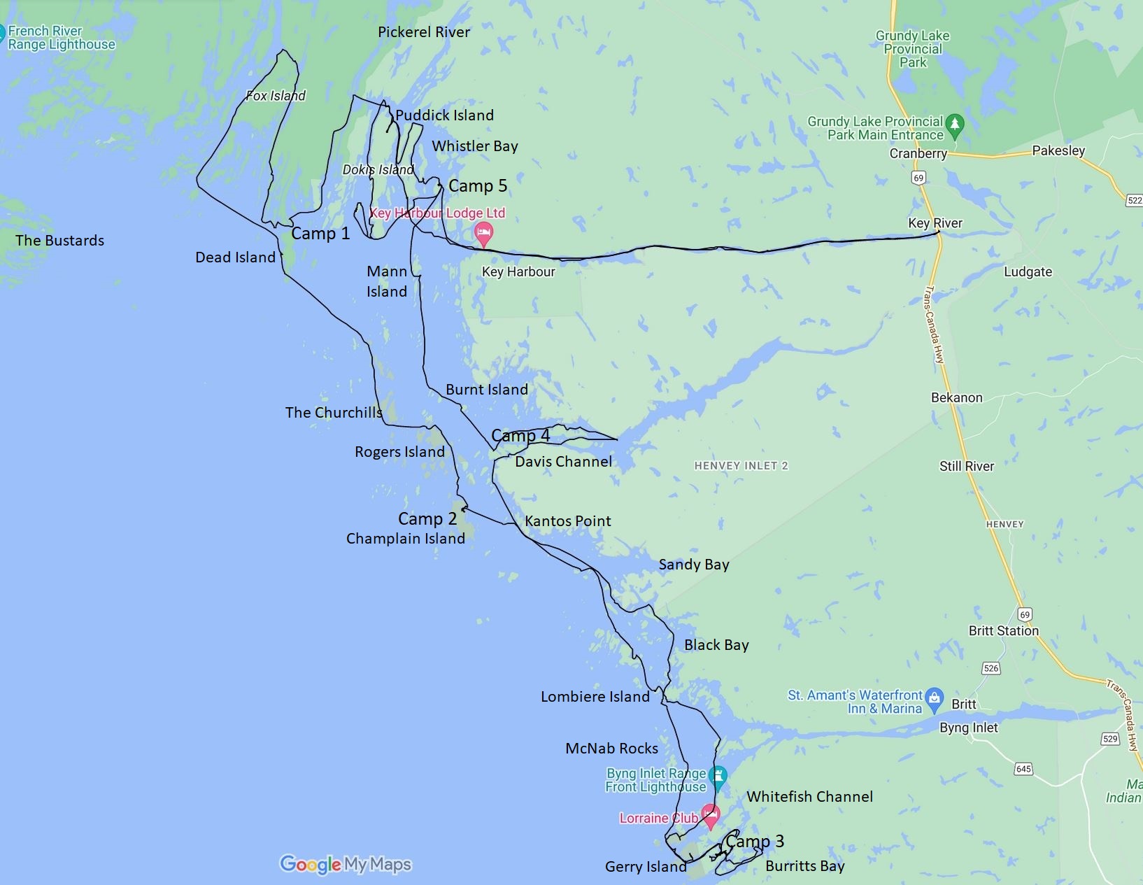 Trip report: Lake Huron's Georgian Bay from Bayfield Inlet - Wilderness ...